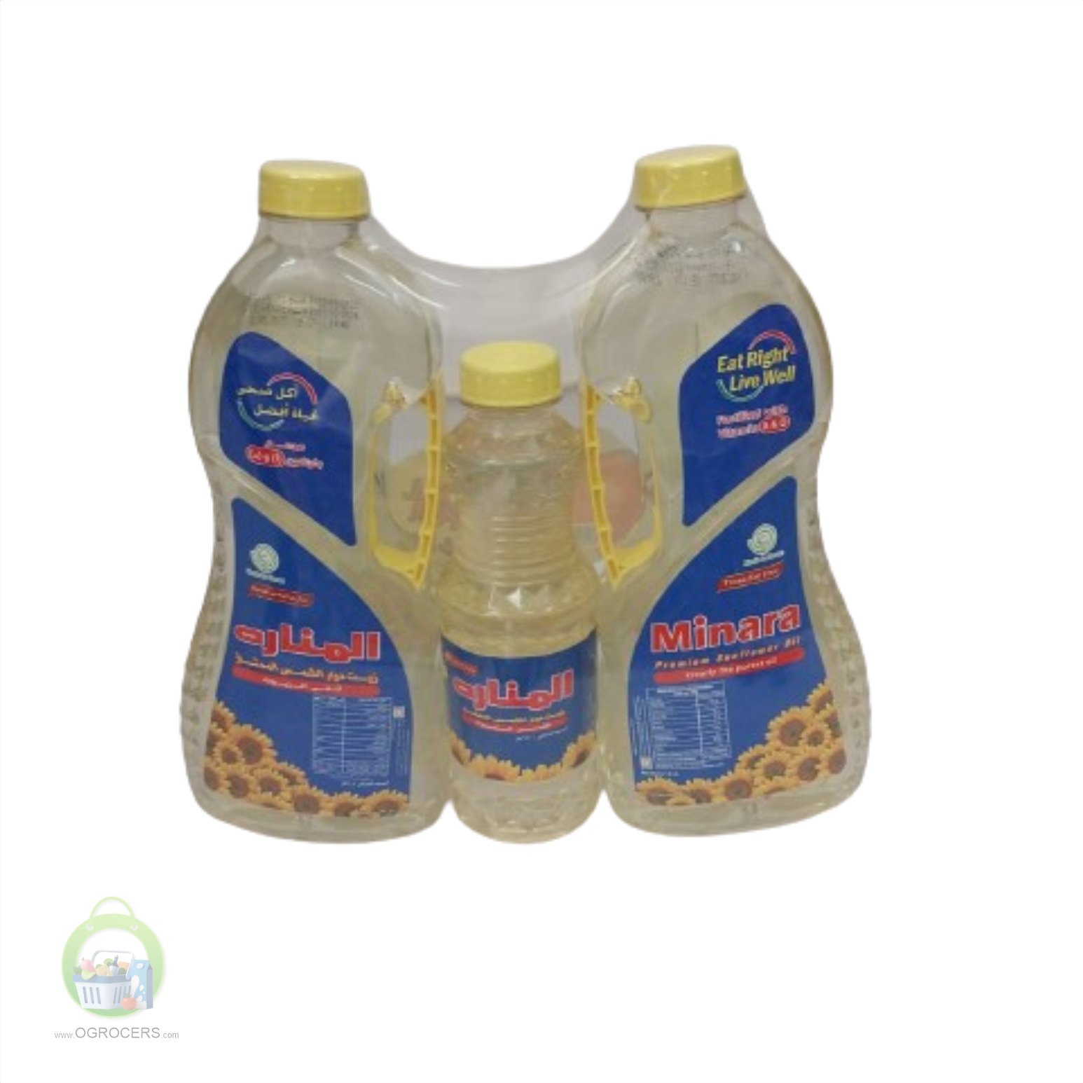 Minara cooking oil 2 x 1.5L + 500Ml